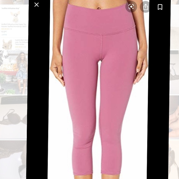 Lucy | Pants & Jumpsuits | Lucy Hatha Crop Coral Pink Yoga Leggings ...